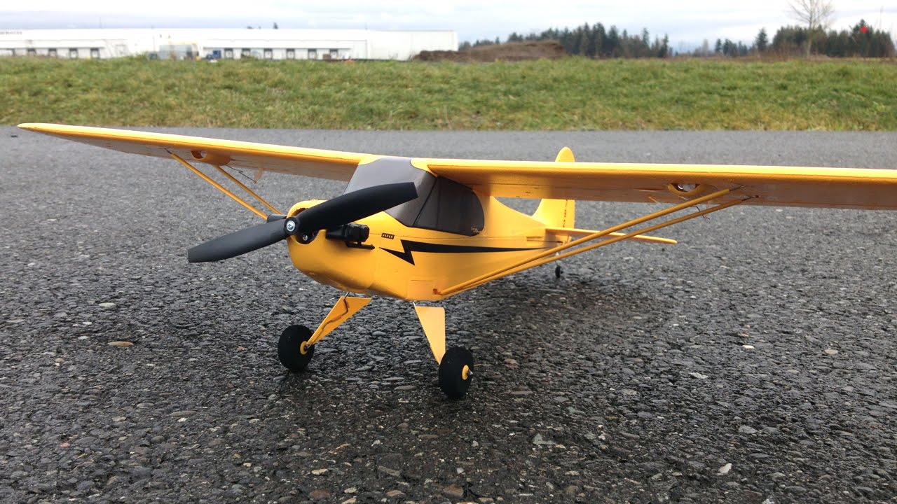 Second Flight - E-flite UMX J-3 Cub BNF Basic RC Plane - YouTube