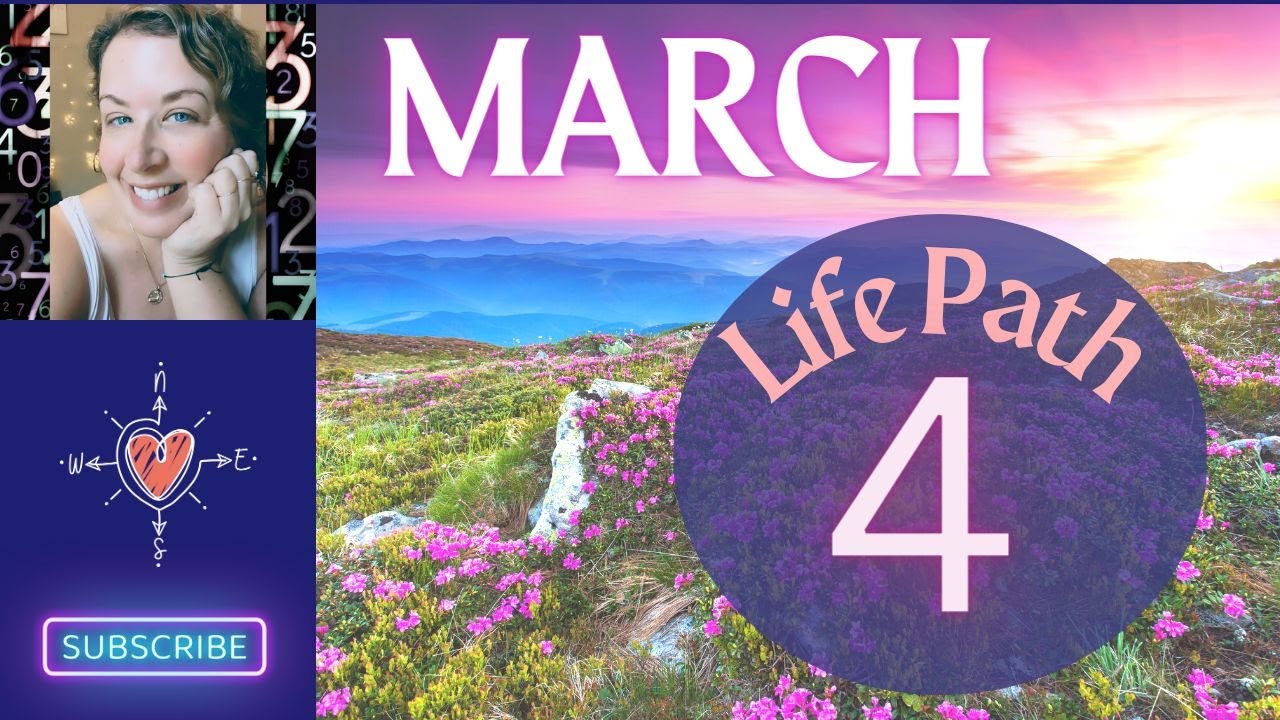 Life Path 4 - MARCH 2023 *Numerology/Energy* Forecast #Numerology # ...