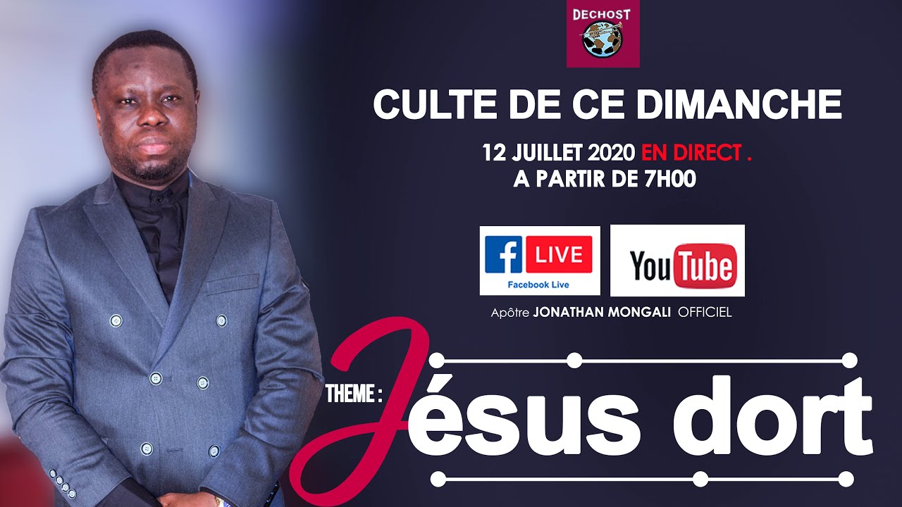 "JESUS DORT" APOTRE Jonathan MONGALI - YouTube