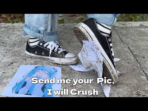 Episode 2: Crushing&Leaving Dirty Shoe Prints on Your Photo under Converse All Stars