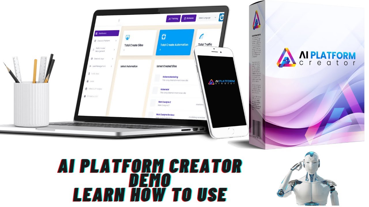 AI platform creator Demo | How to Use AI platform creator - YouTube