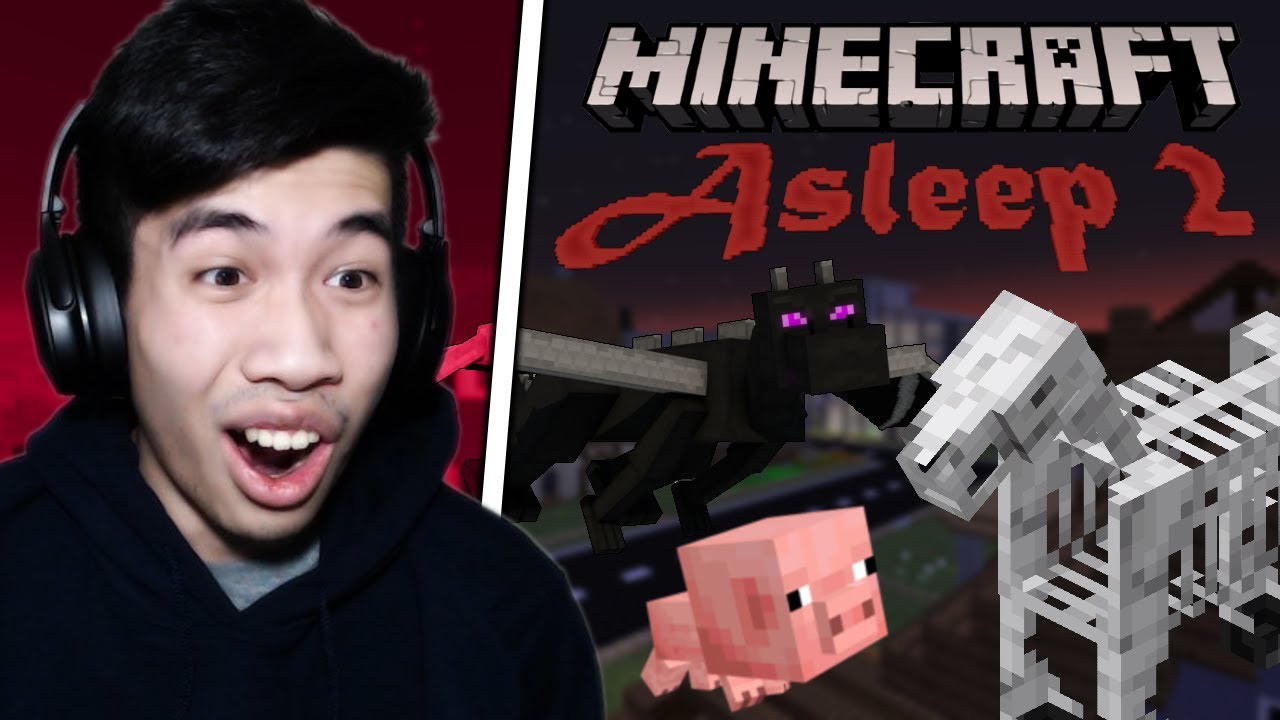 AM I DREAMING?! | Let's Play Minecraft: Asleep 2 Map - YouTube