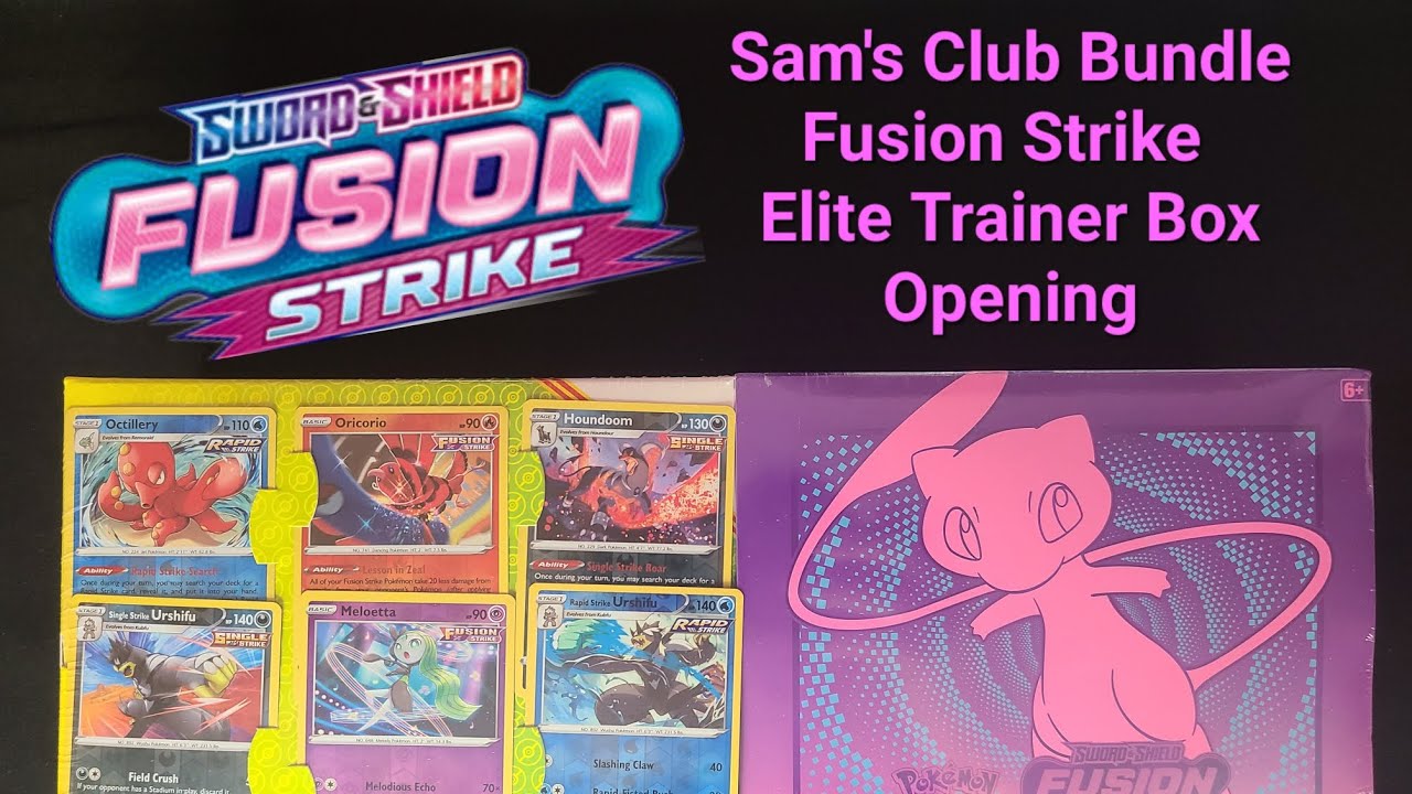 PSYCH | Sam's Club Bundle Fusion Strike Elite Trainer Box Opening - YouTube