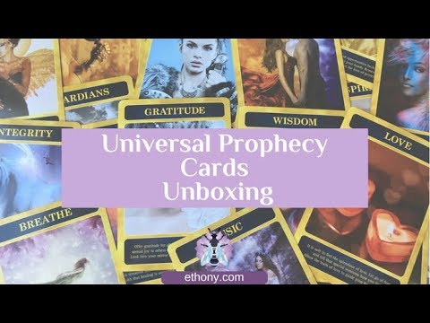 Universal Prophecy Cards Unboxing and First Impressions - YouTube