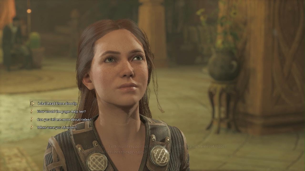 Hogwarts Legacy Ginny Weasley visits Azkaban - YouTube