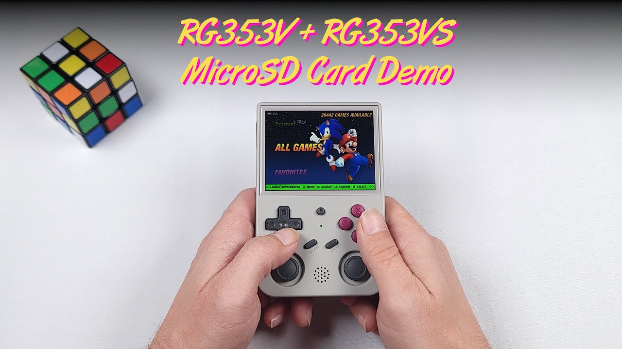 Anbernic RG353V - RG353VS 20,000+ Games Emulation Station Micro SD Card ...