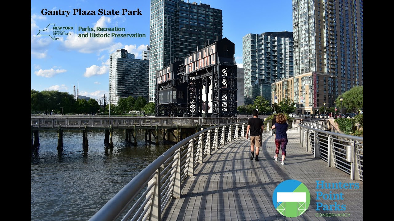 A Reimagined Shoreline: The History of Gantry Plaza State Park - YouTube