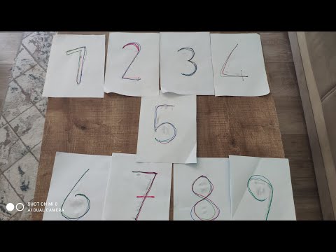 @Canımannemanaokulu Kolay rakam yazma teknikleri