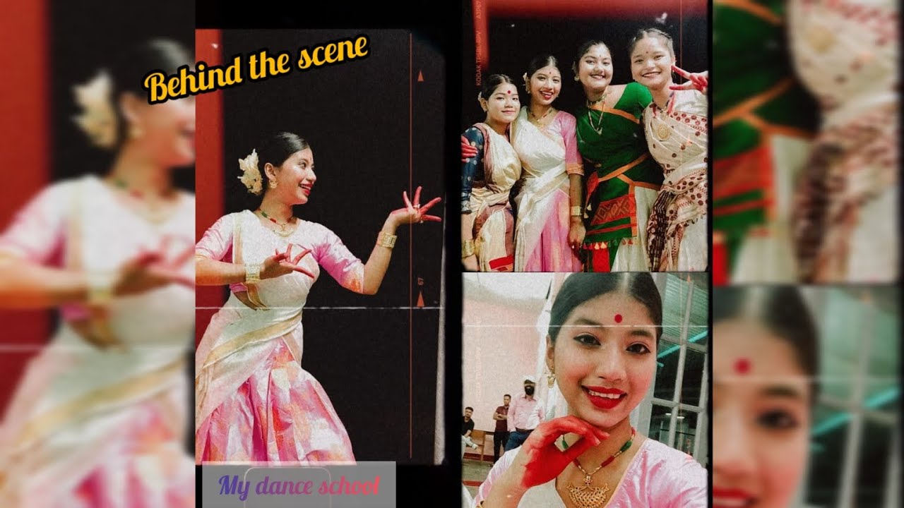 Rabha Divas celebration // My dance school // Behind the scene//Priya ...
