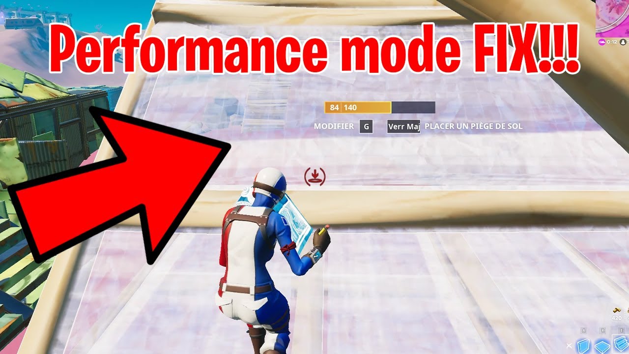How to Fix the Fortnite Performance Mode Mobile Builds Bug - YouTube