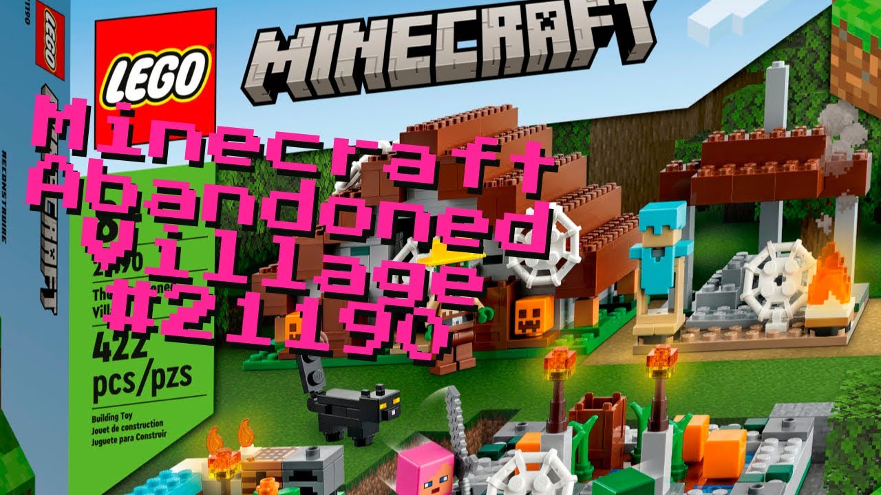 Minecraft Lego Unboxing & Build | The Abandoned Village #21190 - YouTube