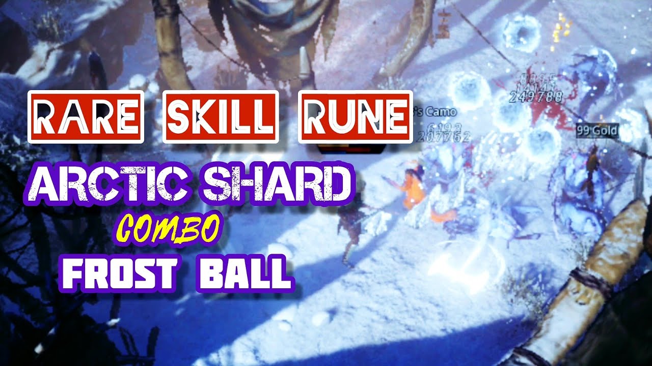UNDECEMBER Rare Skill Arctic Shard + Frost Ball [Chaos Dungeon] - YouTube