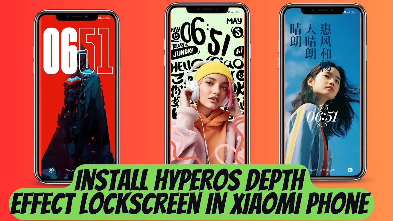 🔥 How To Install HyperOs Depth Effect Lockscreen Wallpaper In Xiaomi ...