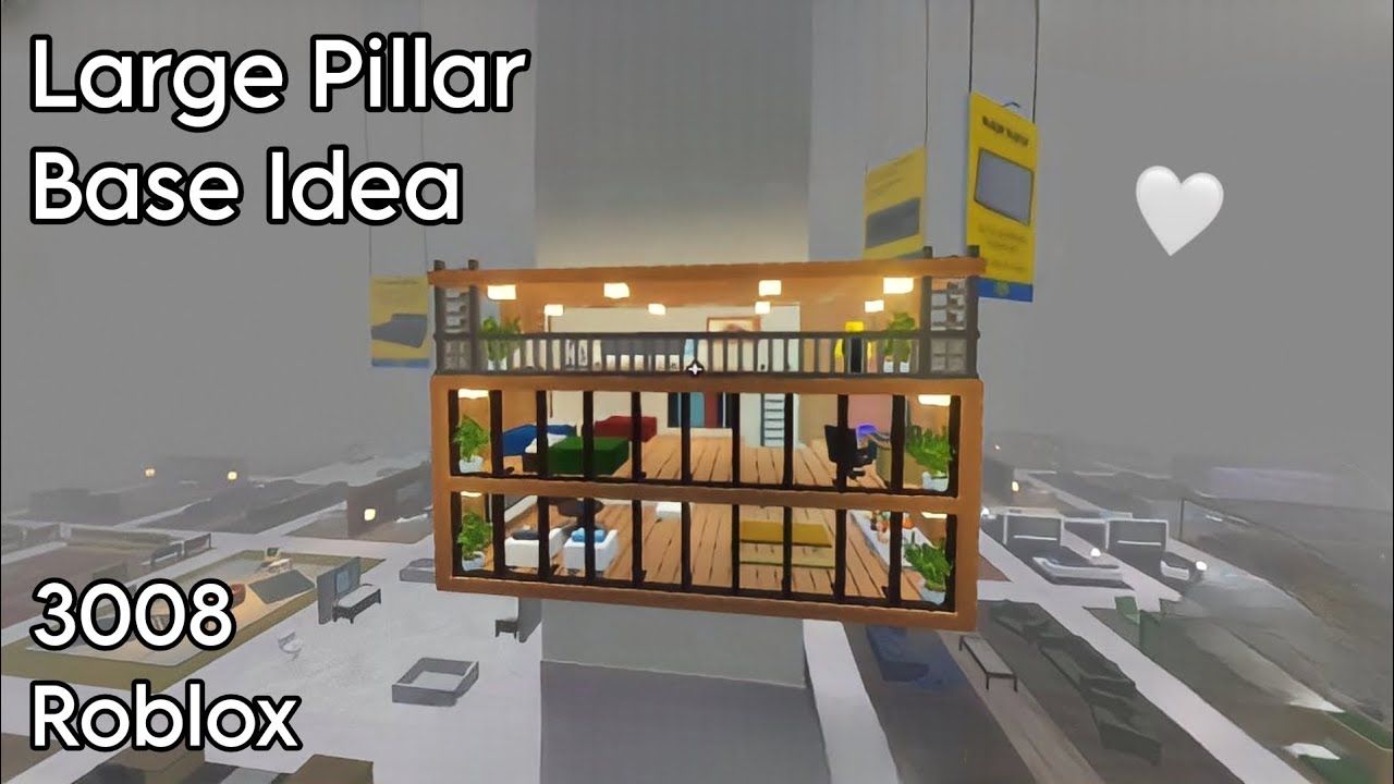 LARGE PILLAR BASE IDEA FOR 3008 ROBLOX! | MyelPlays - YouTube