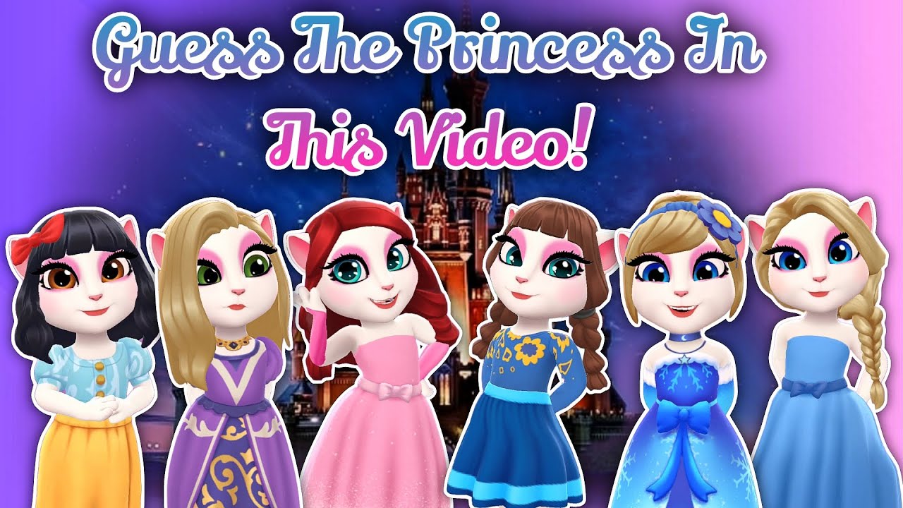 My Talking Angela 2 / Angela Vs Disney Princess 👑/ New Update Gameplay ...