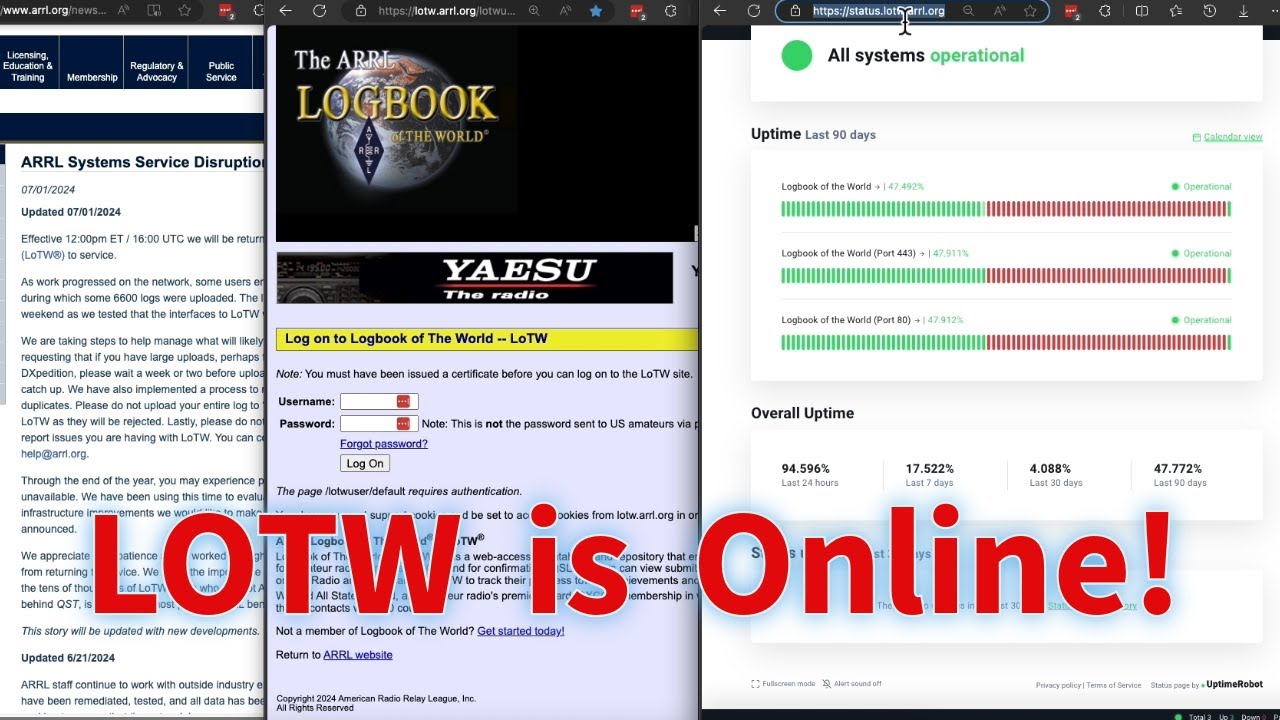 LOTW is Online! 2 July 2024 - YouTube