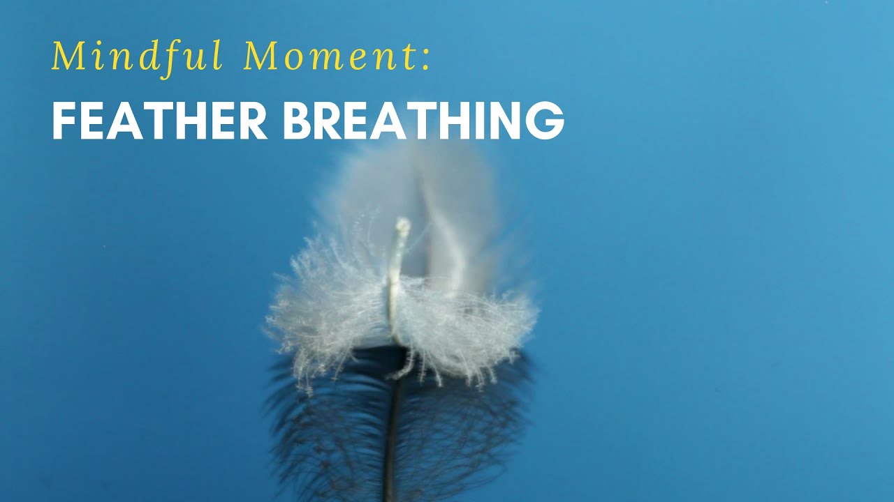 Mindful Moment: Feather Breathing Activity for Kids - YouTube