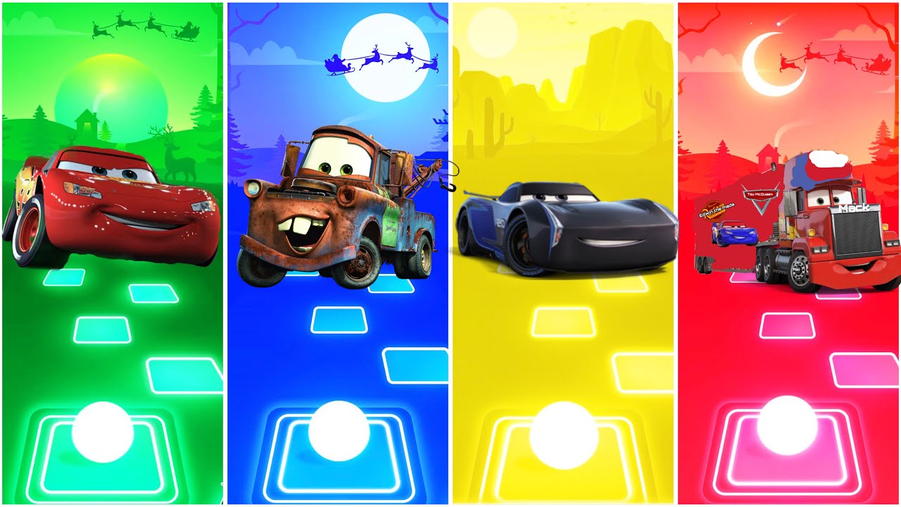 Lightning Mcqueen vs Black Lightning Mcqueen vs Jackson Storm vs Tow ...