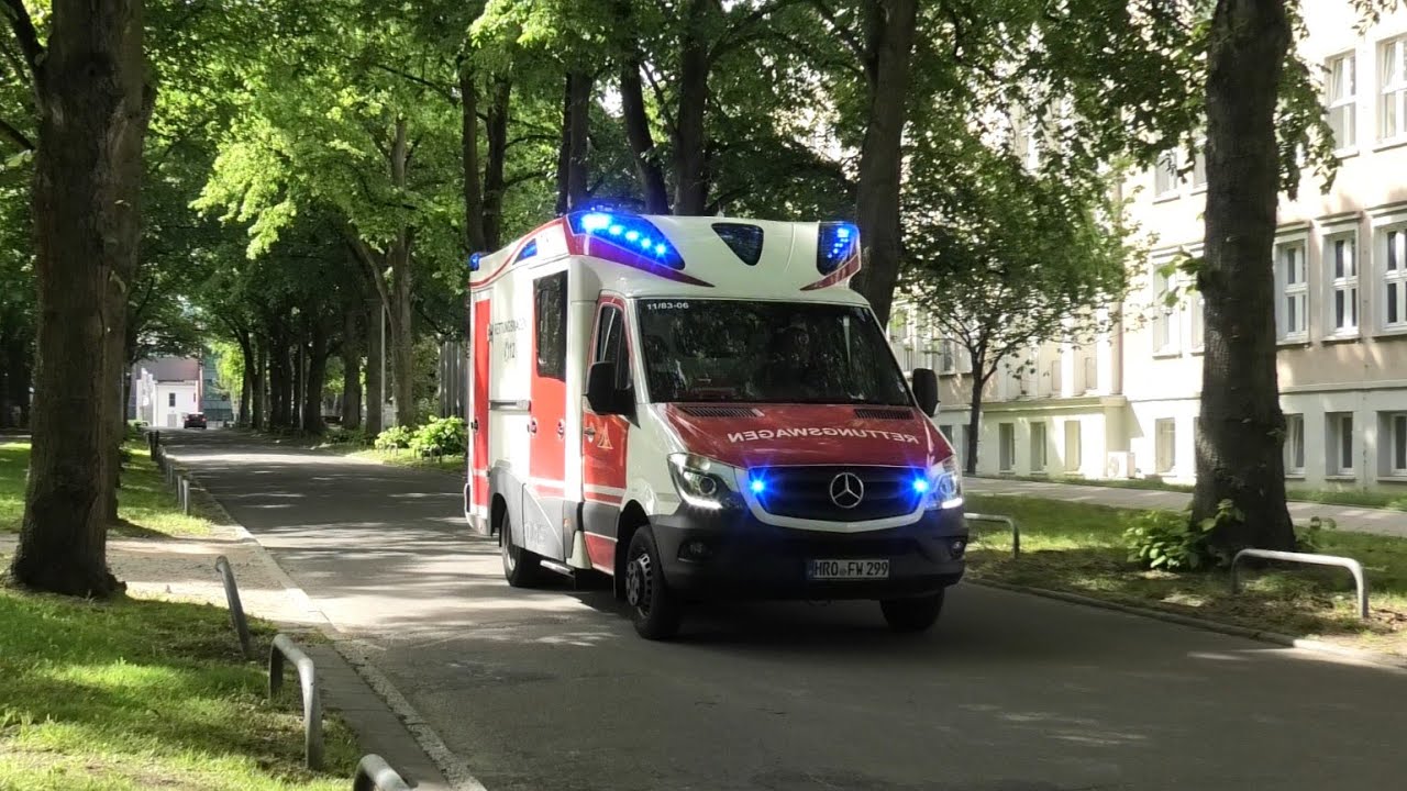 [Transport von RTH in ZNA] - 2x Chr. 47 LRZ Greifswald + S-RTW BF ...