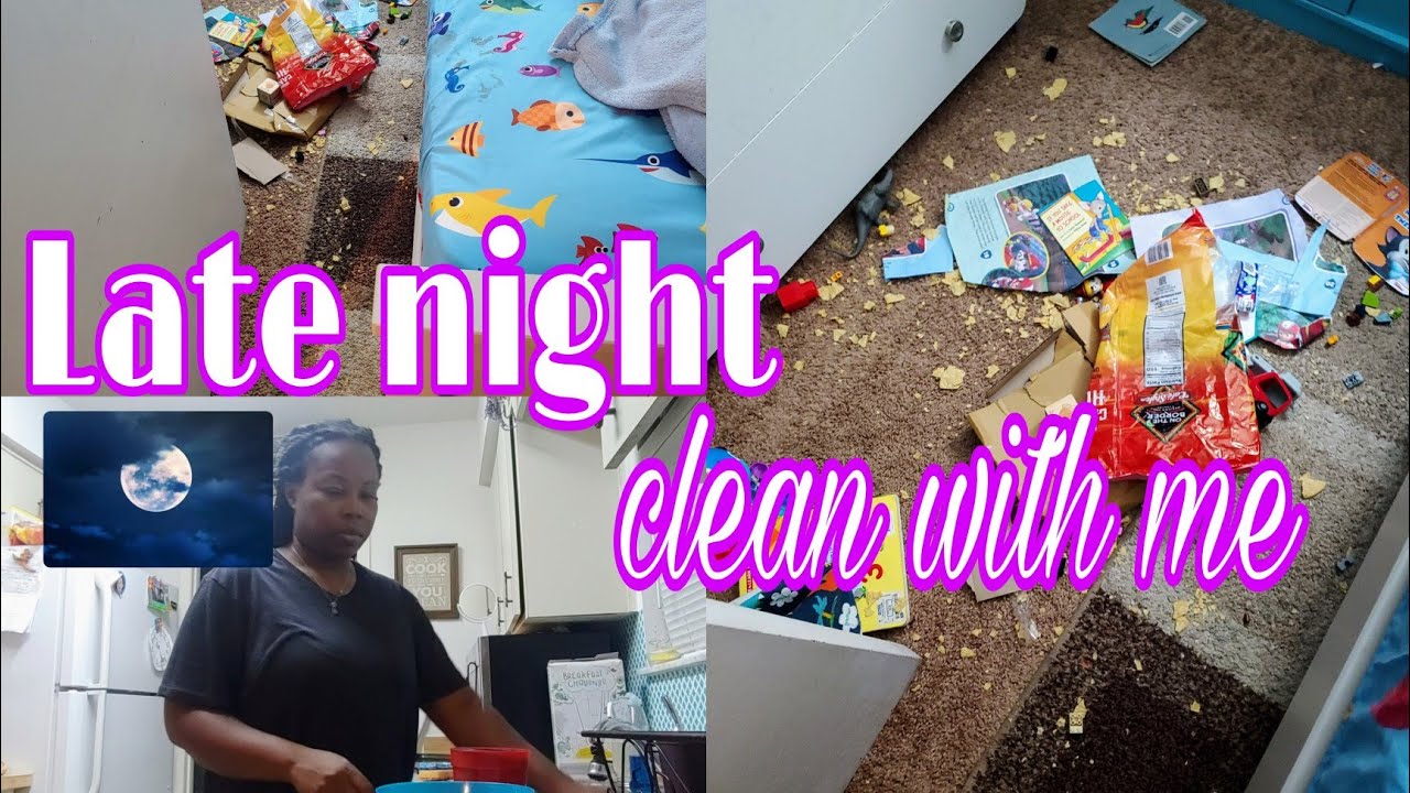 LATE NIGHT CLEAN WITH ME/CLEANING MOTIVATION - YouTube