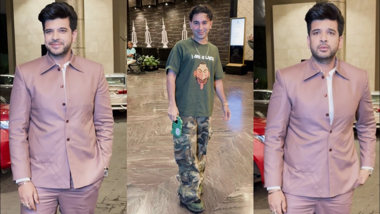 Media Star Karan Kundra & Orry Stylish Arrival at The St. Regis Mumbai🔥 ...