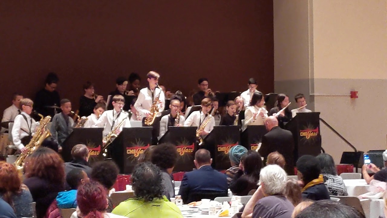 CMS JAZZ ENSEMBLE ~ PLAYING "JAMMIN' WITH CHARLIE" @ 2020 DR. MARTIN ...