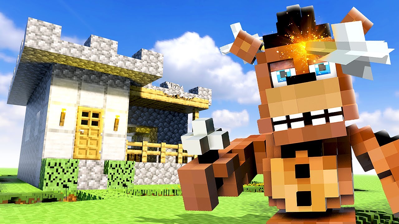 Building a MINECRAFT House Against Animatronics - Teardown Mods ...