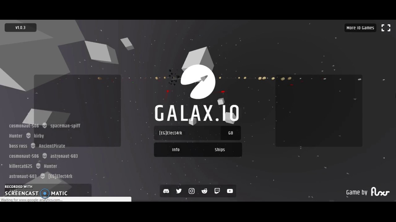 NEW GALAXY GAME??!! Galax io Gameplay! - YouTube