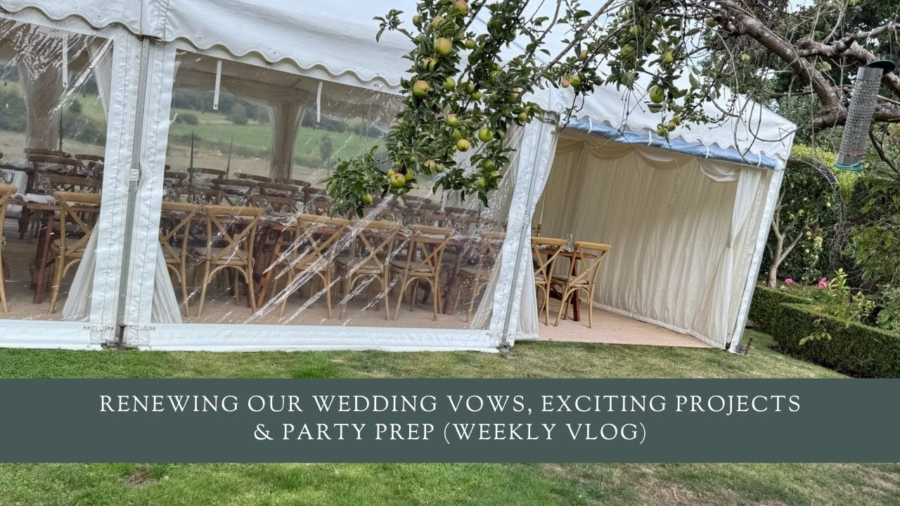 Renewing Our Wedding Vows, Exciting Projects & Party Prep (Weekly Vlog ...