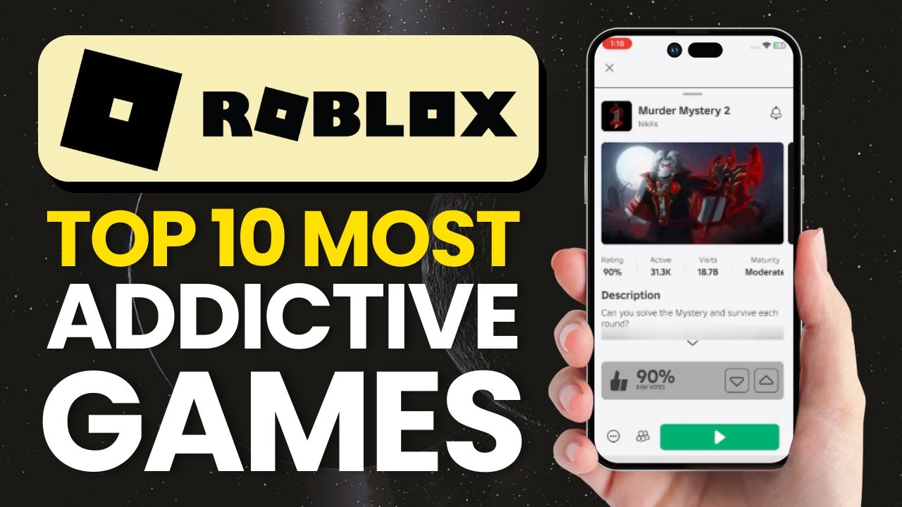 Top 10 Most Addictive Roblox Games in 2024 - YouTube