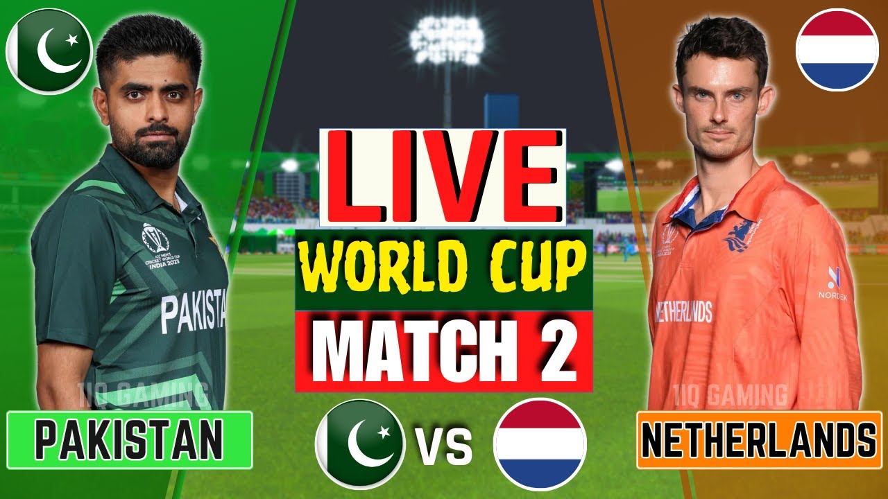 ICC World Cup 2023 : pakistan vs netherlands Match Live | live cricket ...