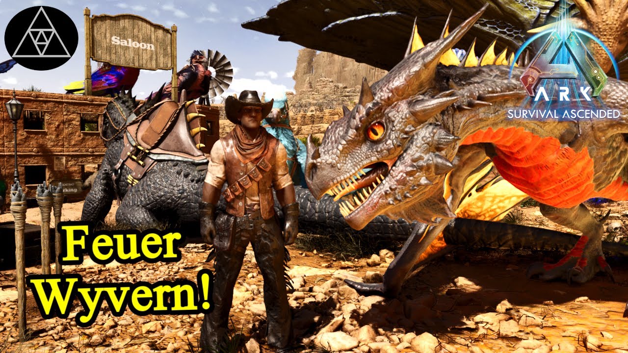 Level 160 Fire Wyvern! ASA E103 - ARK: Survival Ascended - YouTube