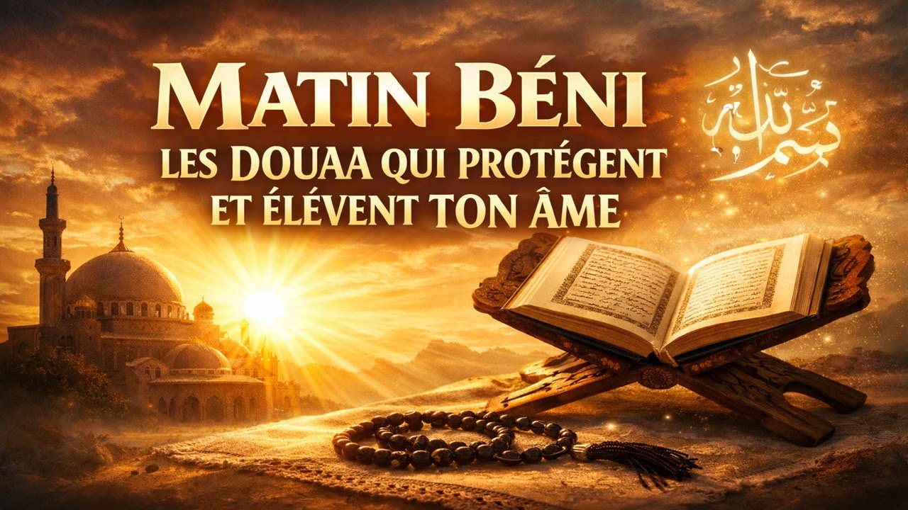 MATIN BÉNI — LES DOUAA QUI PROTÈGENT ET ÉLÈVENT TON ÂME - YouTube