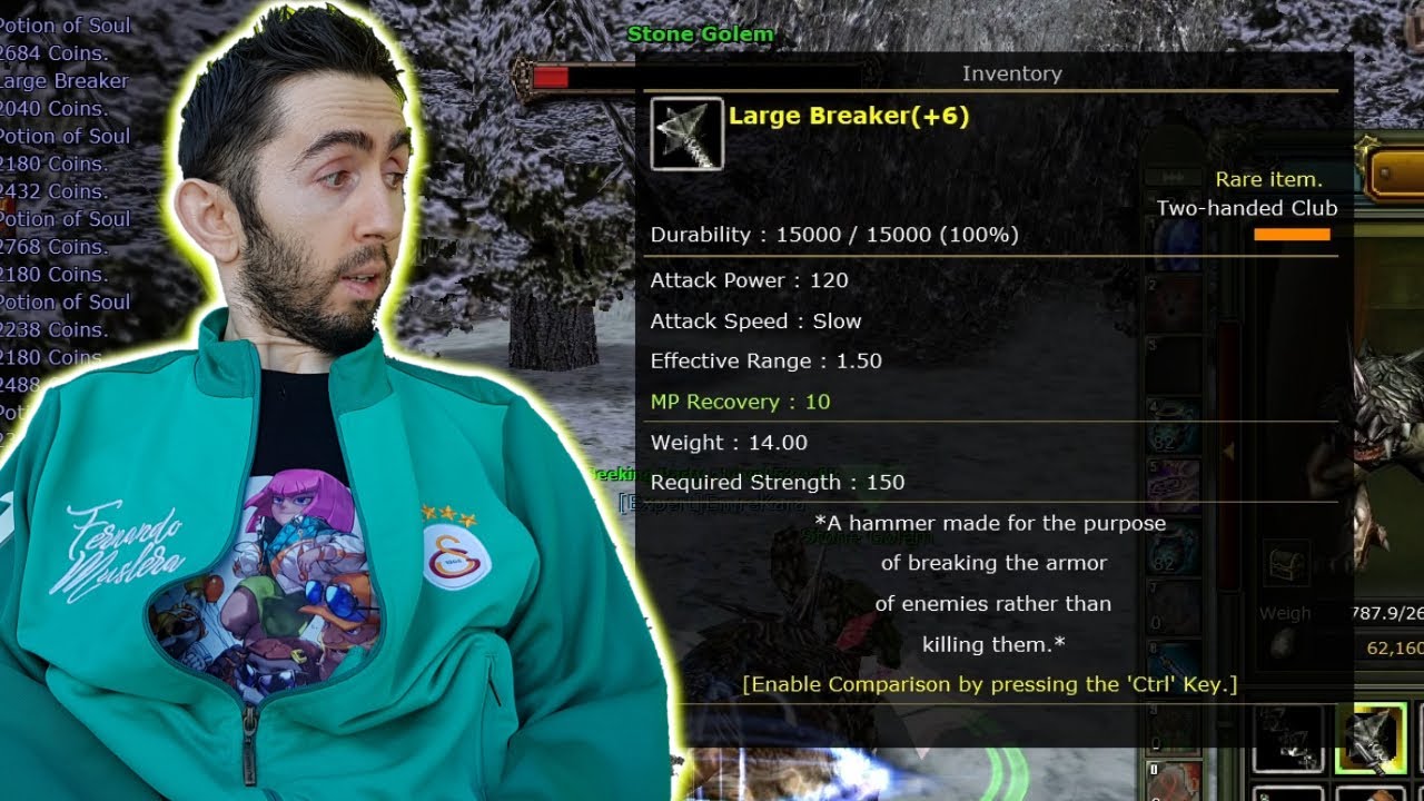 +6 Large Breaker Mp Rec Düşürdüm! - Knight Online - YouTube