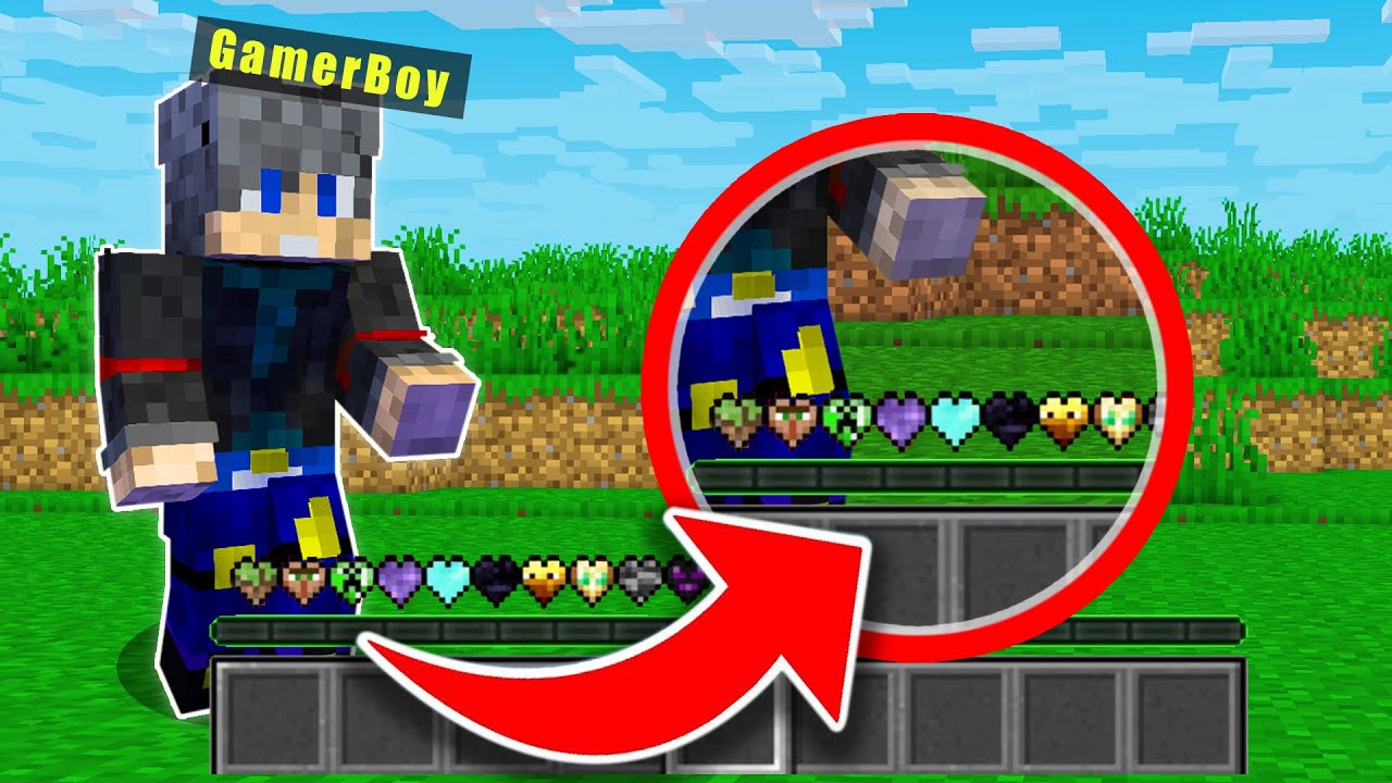 Minecraft.... But There Are Custom food Hearts | Malayalam .GAMERBOY ...