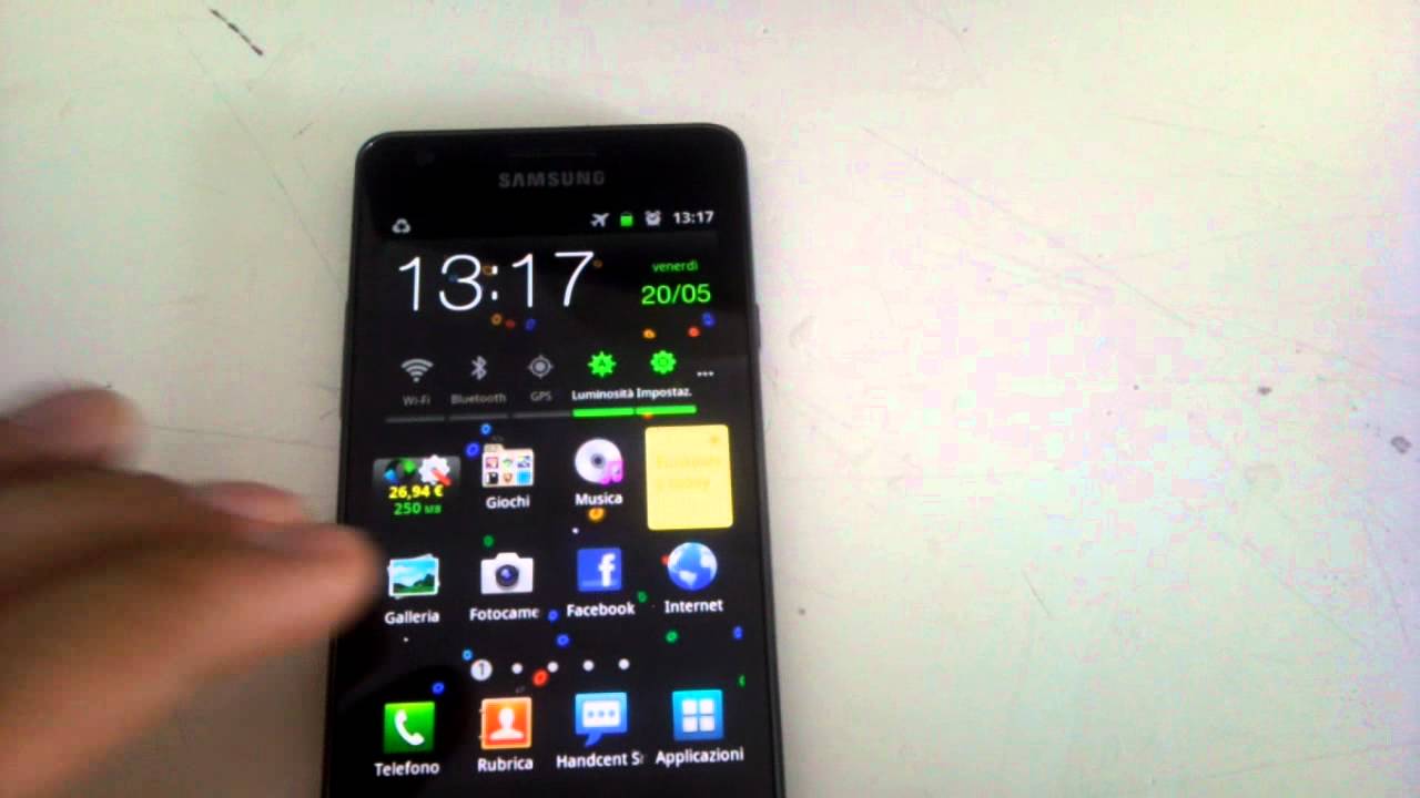[Review - Italian] Samsung Galaxy S2 focus on battery life - YouTube