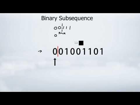 Binary Subsequence | January Lunchtime 2021 | Codechef - YouTube