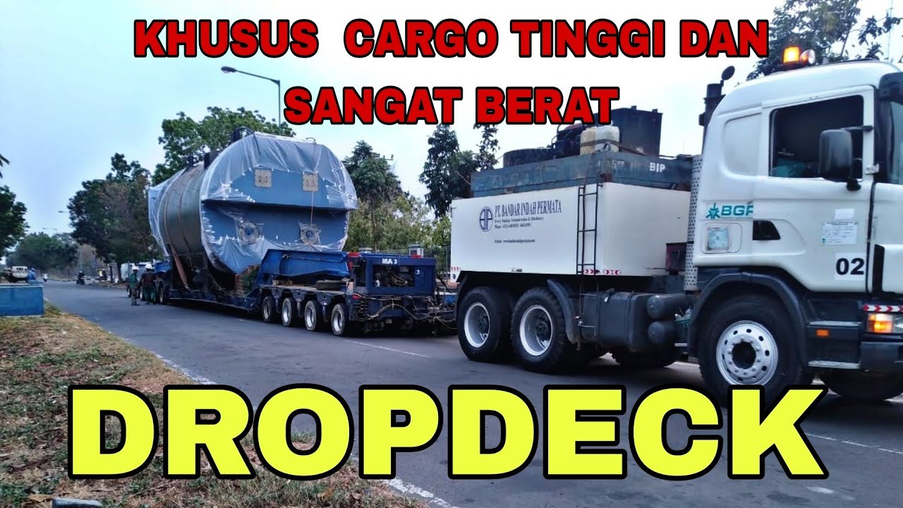 BAK TRAILER KHUSUS MUATAN BERAT DAN TINGGI , DROPDECK‼️ TRUK MULTIAXLE ...