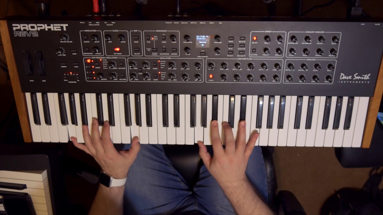 DSI/Sequential Prophet Rev2 Custom Patch: Solar Flare - YouTube