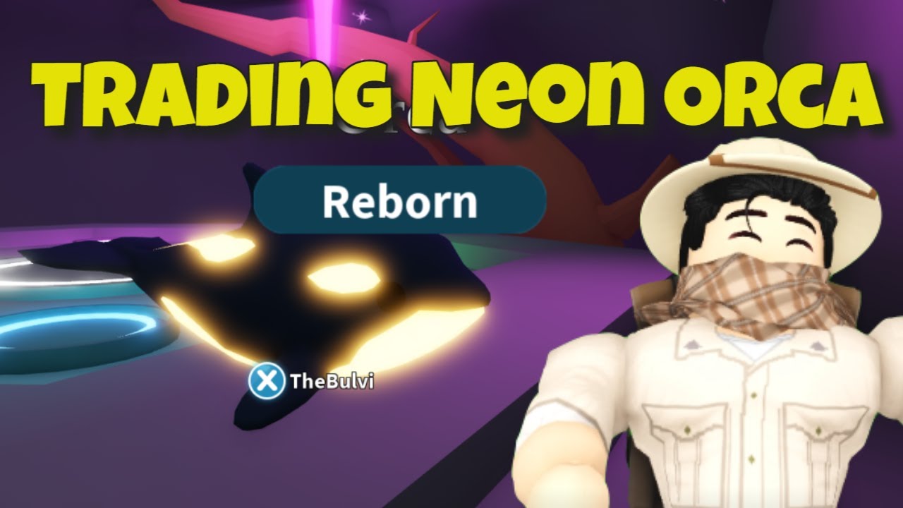 Trading Neon Orca in Adopt Me | Roblox - YouTube