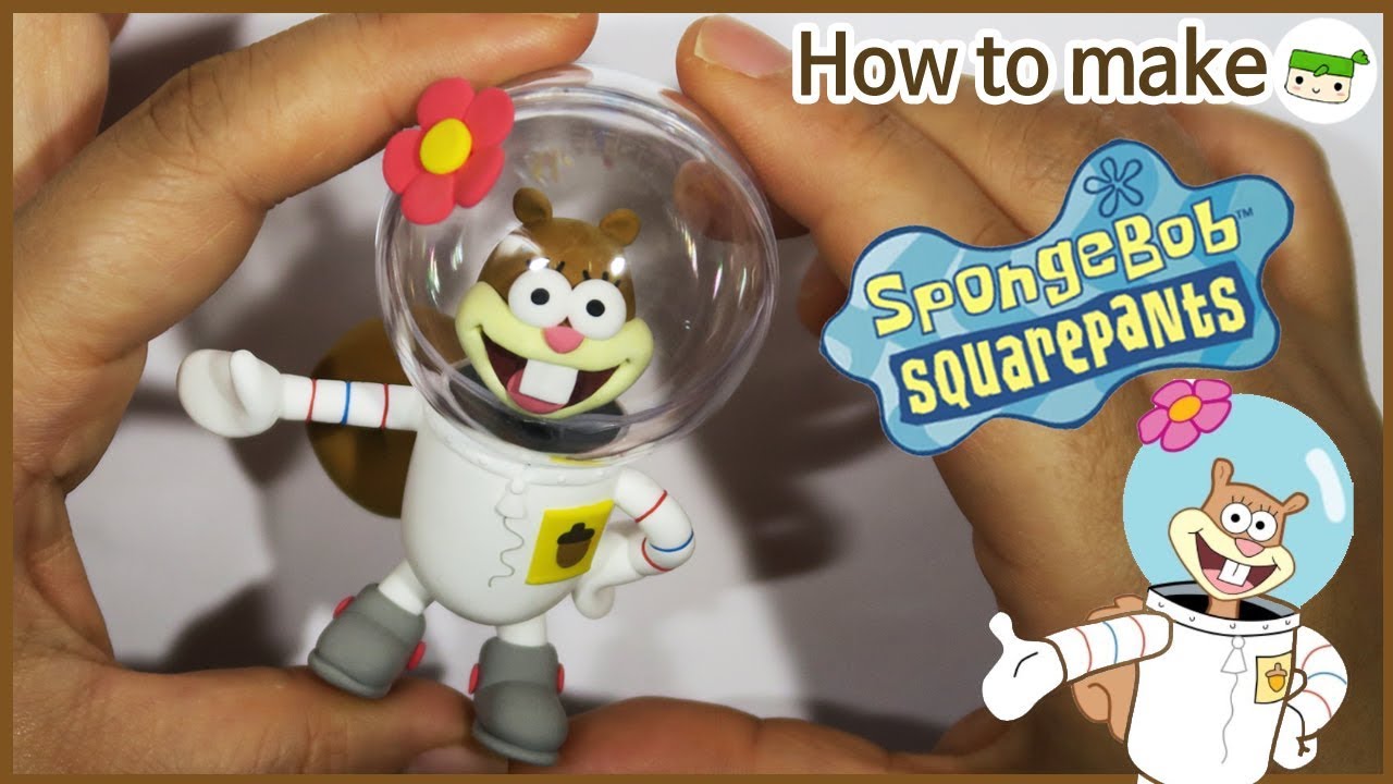 다람쥐~다람이 만들기/스폰지밥/Making Sandy Cheeks/Squirrel/Sponge Bob - YouTube