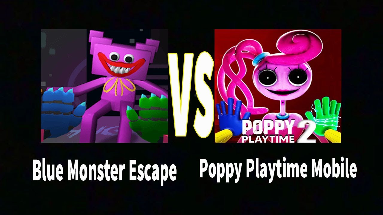 Blue Monster Escape Chapter 1,2 And 3 Vs Poppy Playtime Mobile Chapter ...