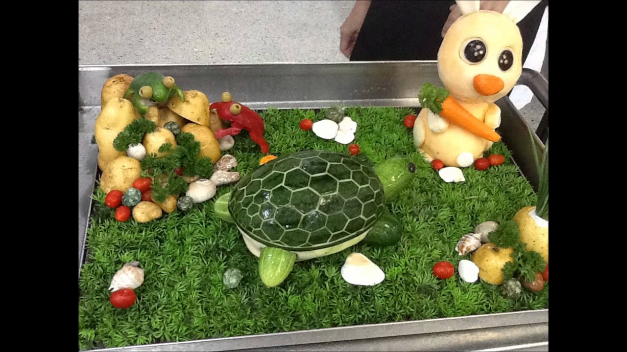 Fruit Carving: How to carve the turtle - YouTube