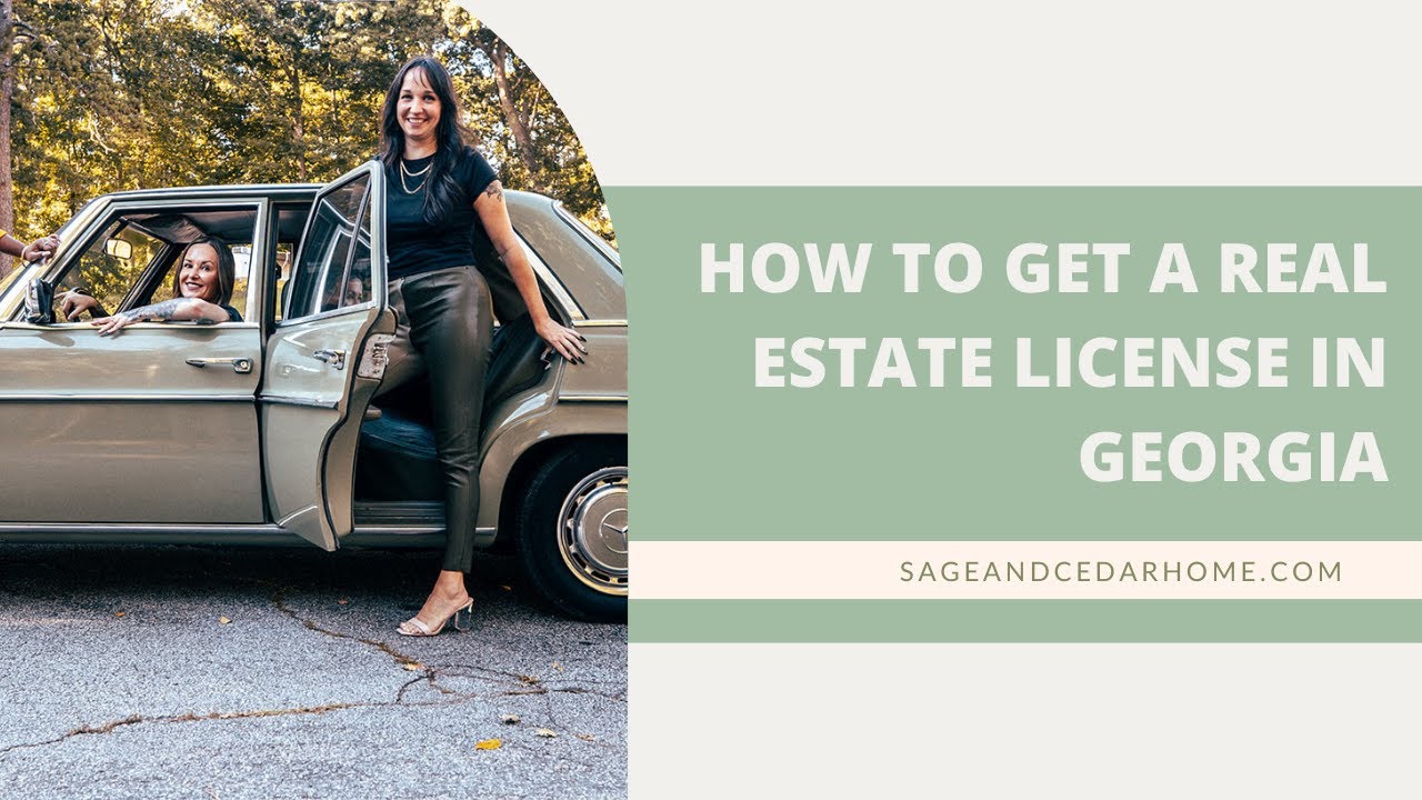 How to Get A Real Estate License in Georgia - YouTube