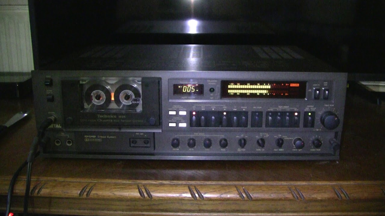 Technics RS-M95 recording test on TDK MA-XG - YouTube