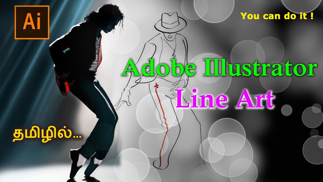 Line Art in Adobe Illustrator - YouTube
