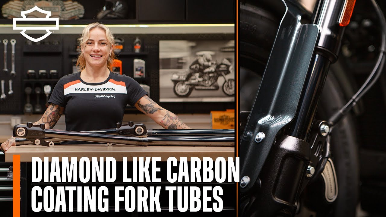 Harley-Davidson Diamond Like Carbon Coating Fork Tubes – Inverted ...
