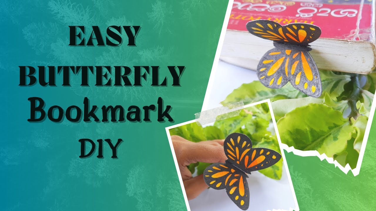 How to make a bookmark~ easy bookmark diy~ Bookmark making ideas - YouTube