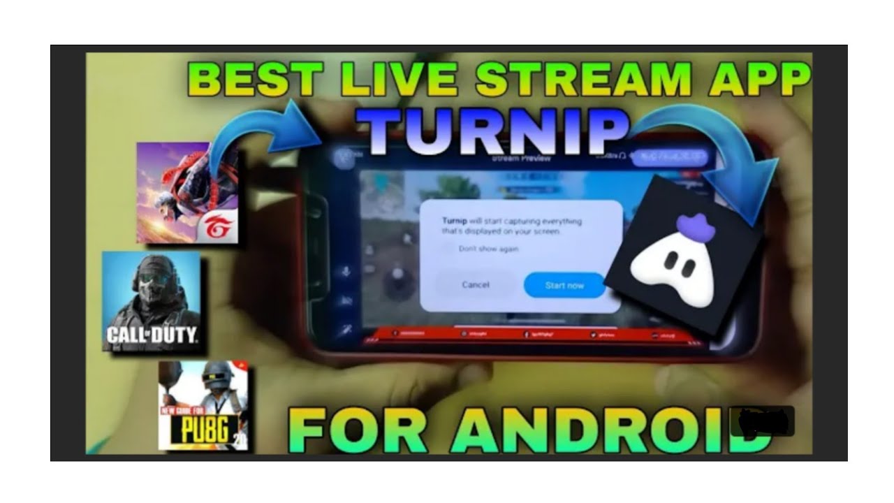Best Live Stream App For Android | Turnip Live Stream App Tutorial in ...