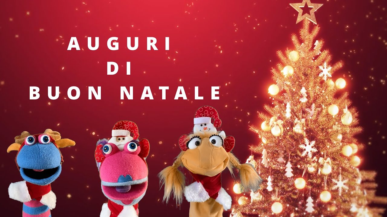 AUGURI DI BUON NATALE CON TESTO - CANZONE DI NATALE PER BAMBINI - YouTube